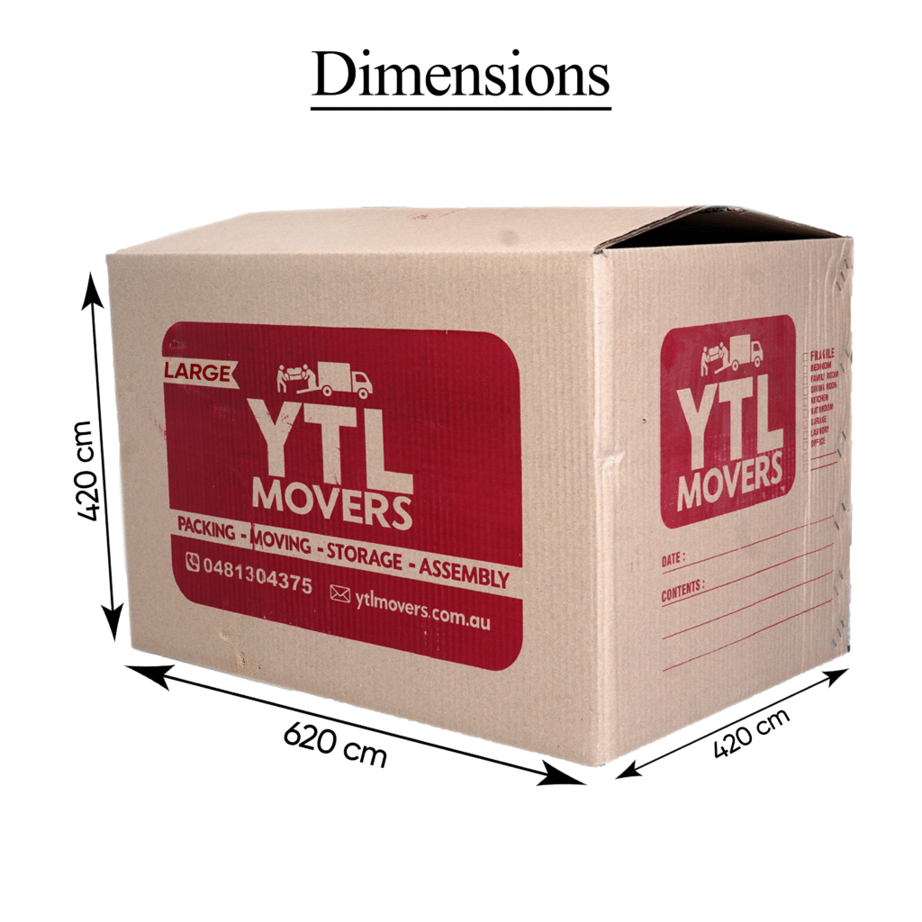 Large Moving Box – Heavy Duty Packing Carton (62 x 42 x 42 mm ...
